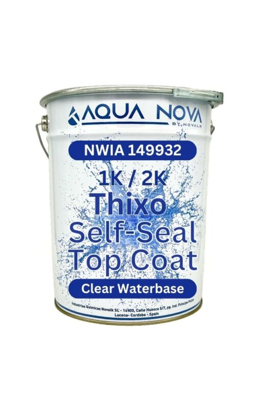 Novalk NWIA149932 THIXO Clear 1K/2K Topcoat, Polyurethane Look - Novalk