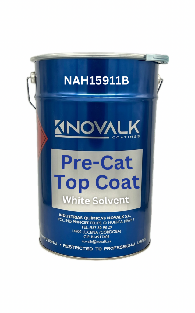 Novalk NAH15911B White Pre Cat Topcoat - Novalk
