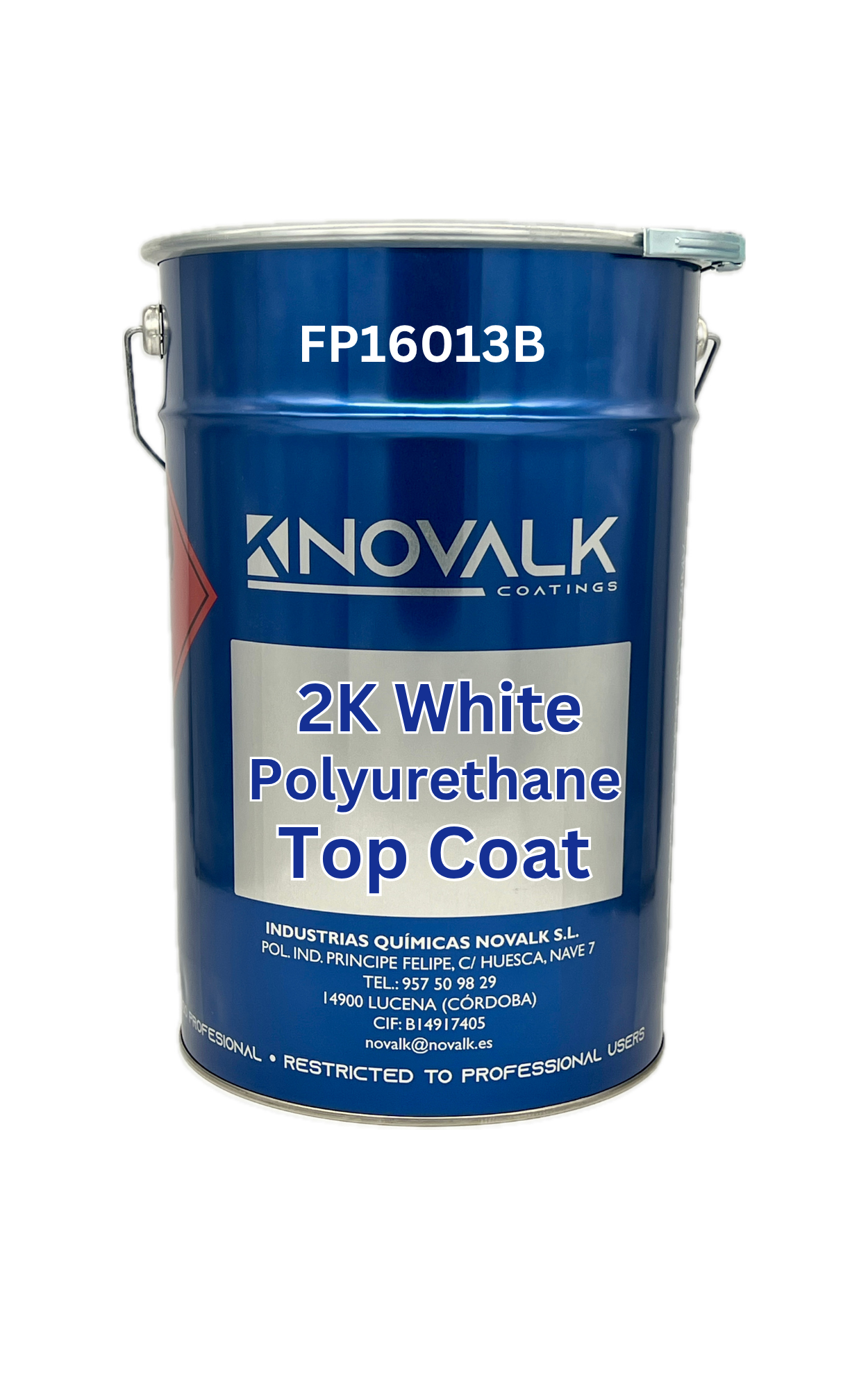 Novalk - FP16013B - 2K Polyurethane White Topcoat - Novalk